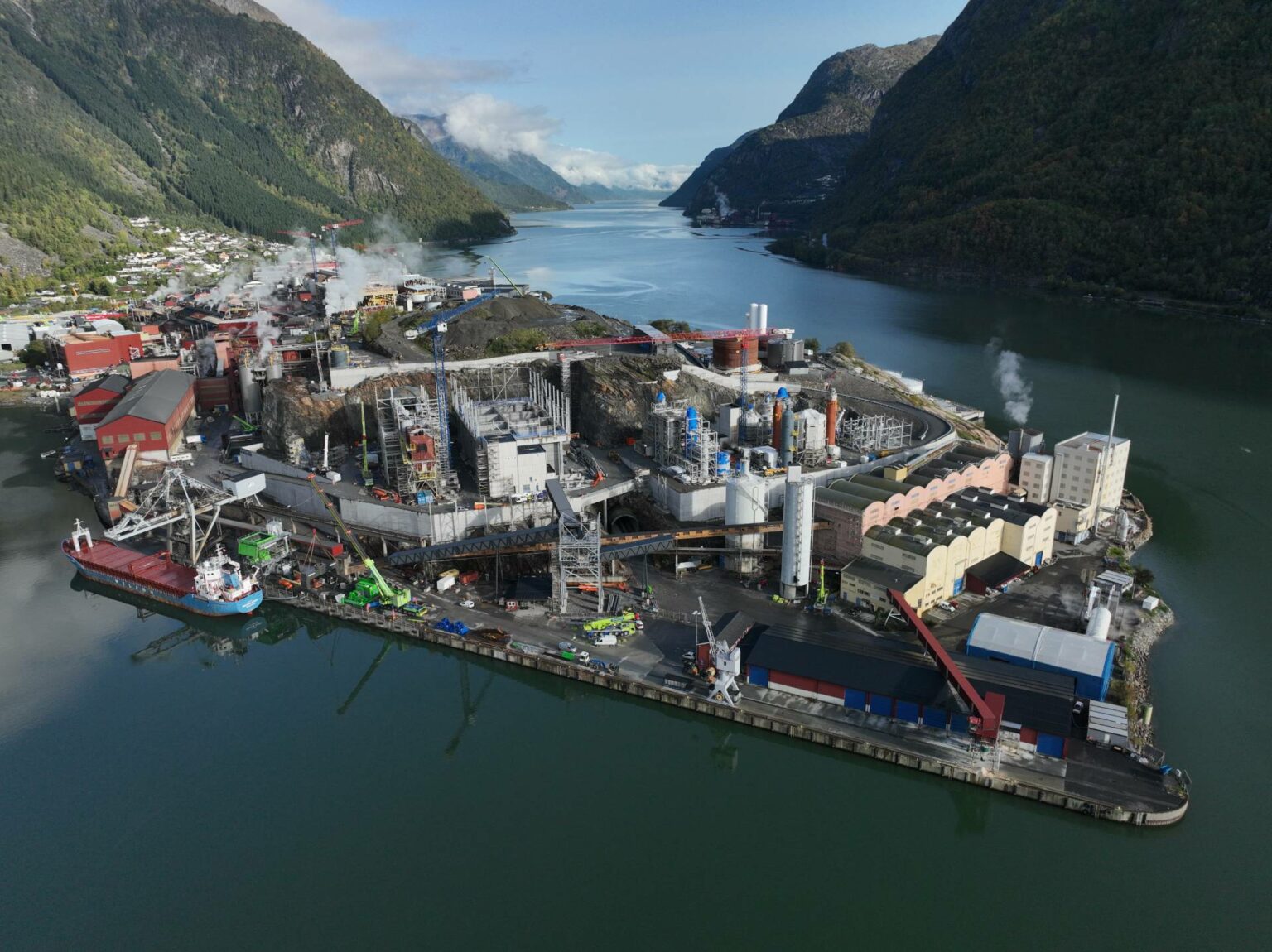 Ny milepæl nådd i utbyggingen av verdens grønneste sinkverk i Odda ...